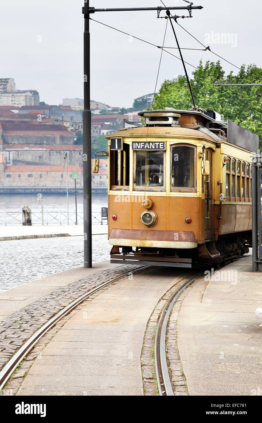 Old fashioned tram hi-res stock photography and images - Alamy