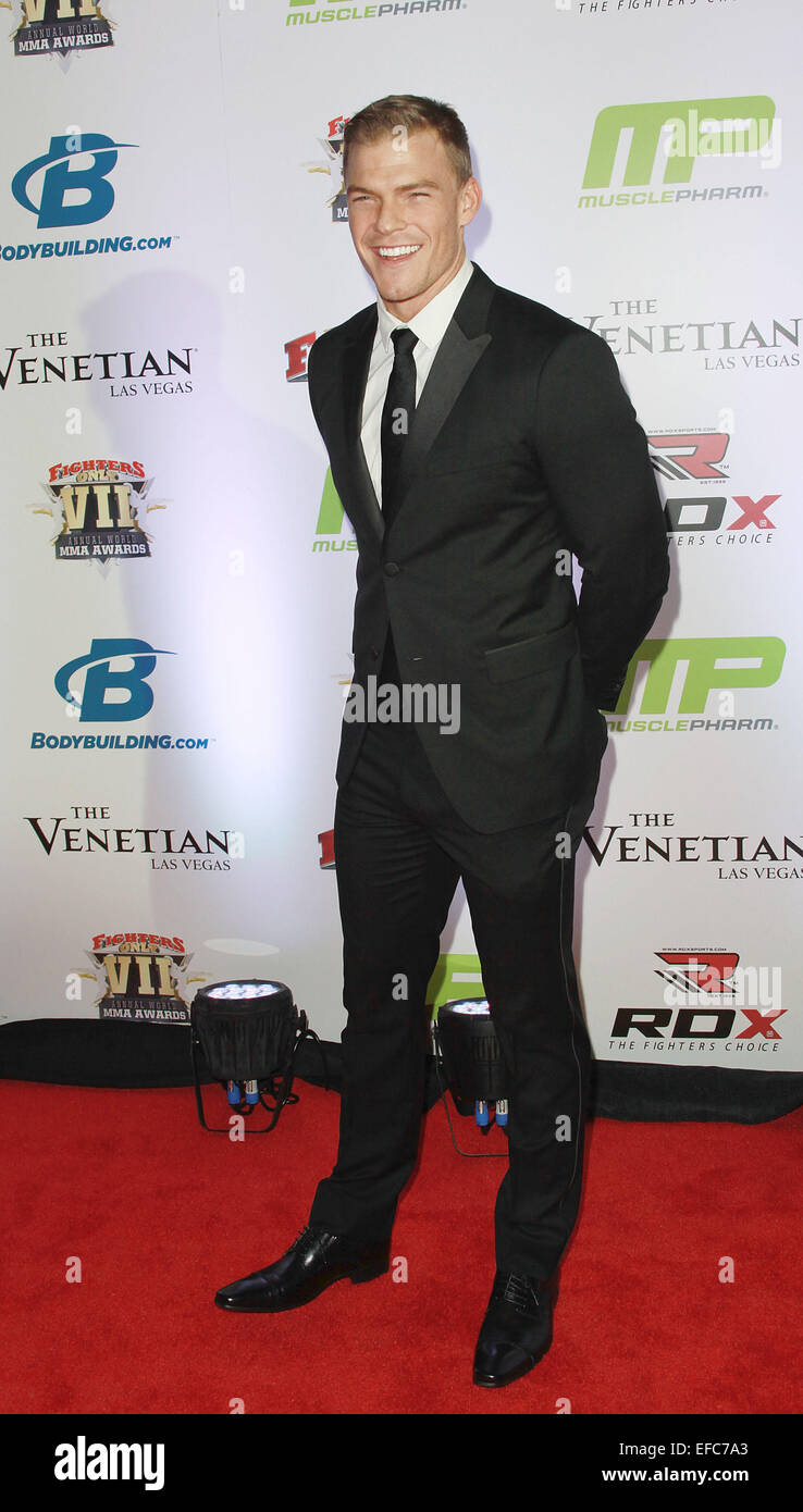 Las Vegas, Nevada, USA. 30th Jan, 2015. Actor Alan Ritchson attends the ...