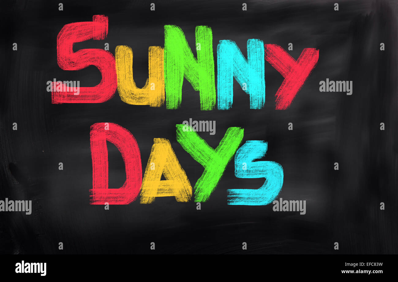 Sunny Days Concept Stock Photo - Alamy