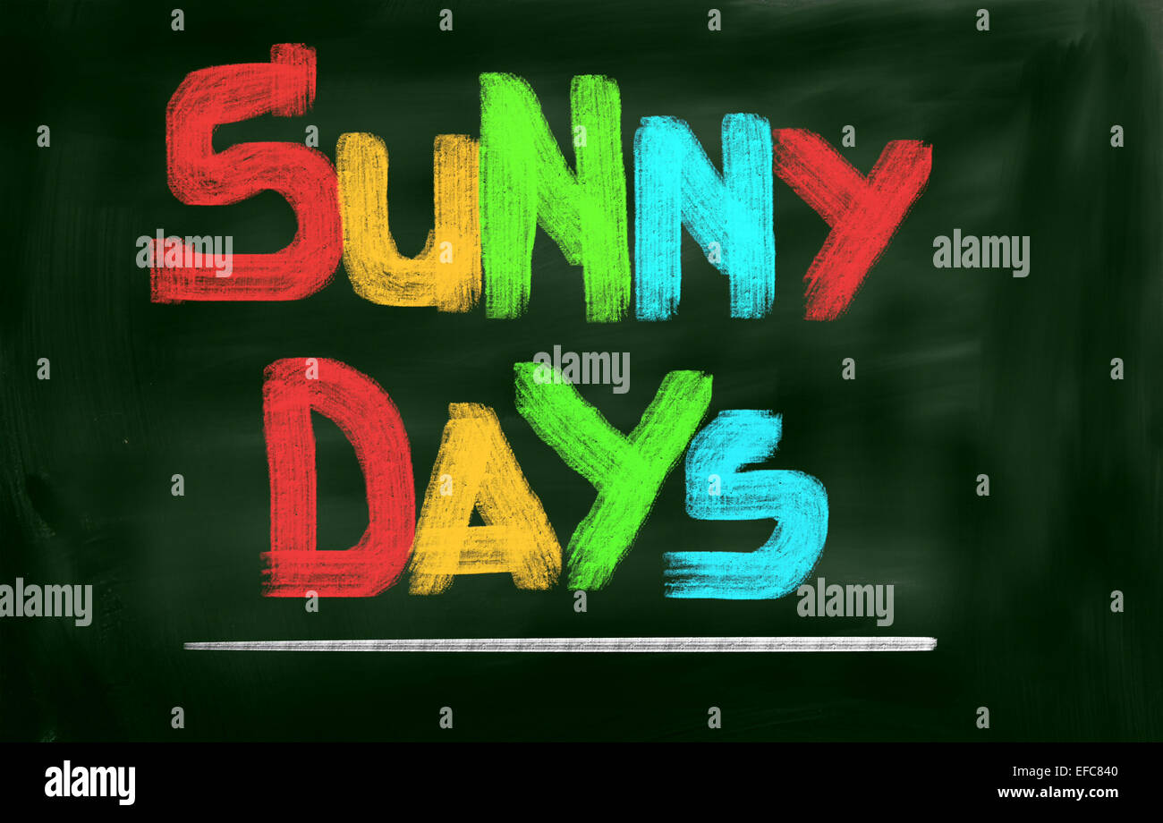 Sunny Days Concept Stock Photo - Alamy