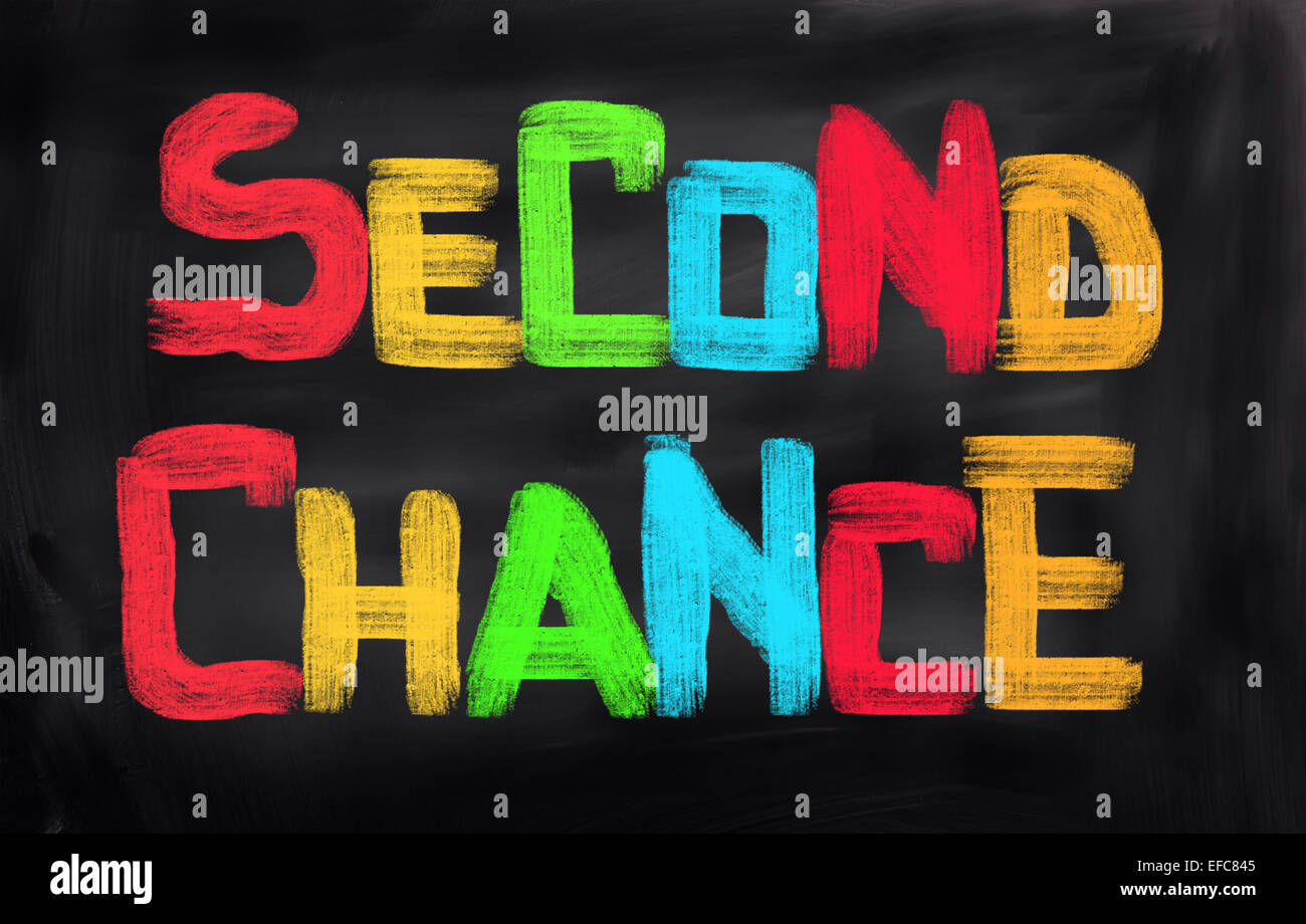 Second Chance Concept Stock Photo - Alamy