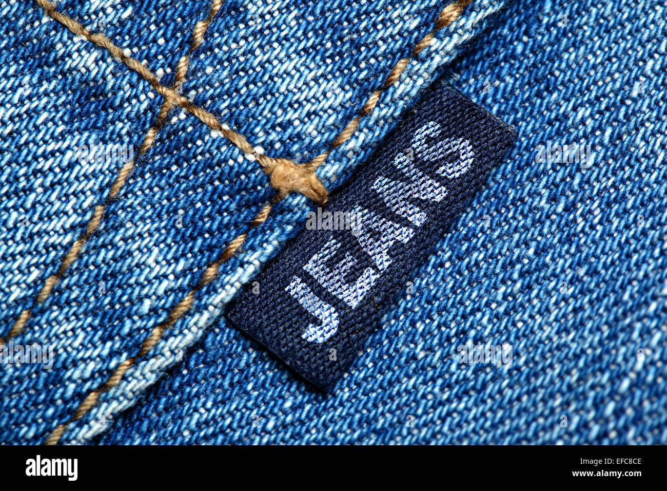 Jeans label sticker hi-res stock photography and images - Alamy