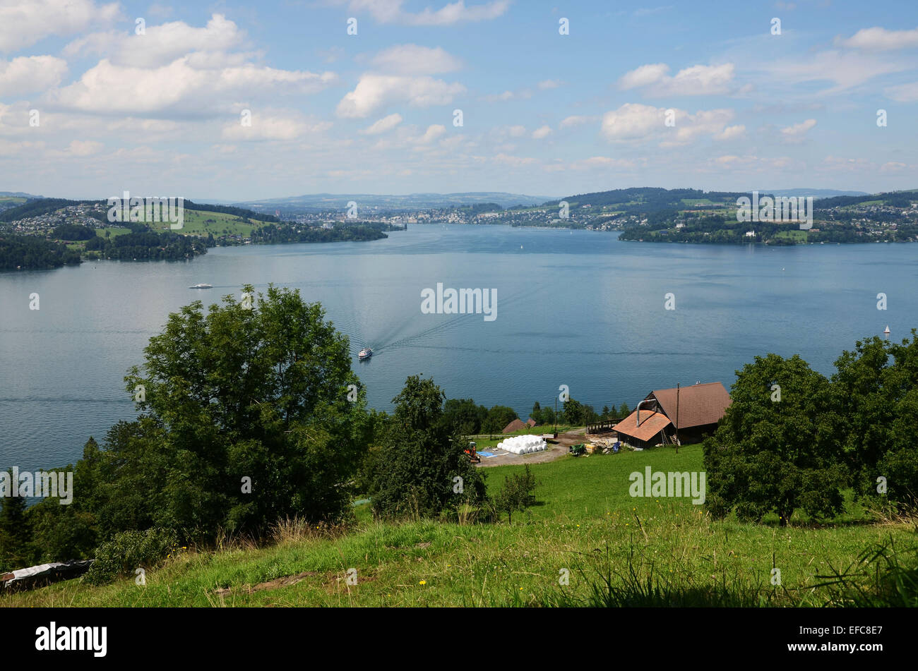Ferry and lake lucerne hi-res stock photography and images - Alamy