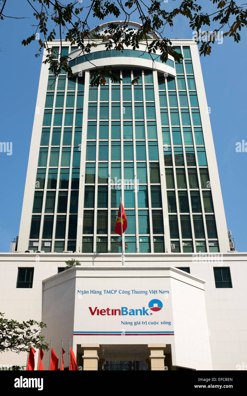 Vietin Bank Hanoi Vietnam Stock Photo - Alamy
