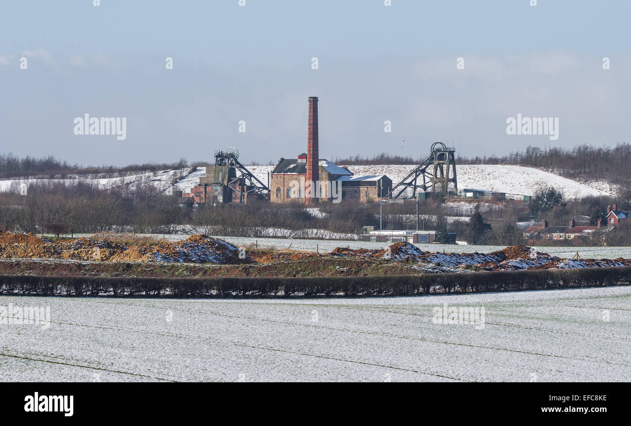 Pleasley colliery, a working museum Stock Photo - Alamy