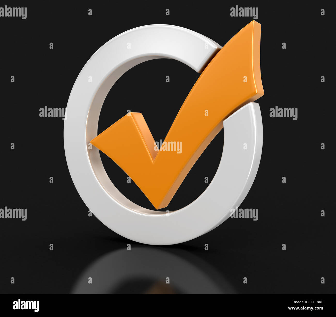 Check Mark (clipping path included Stock Photo - Alamy