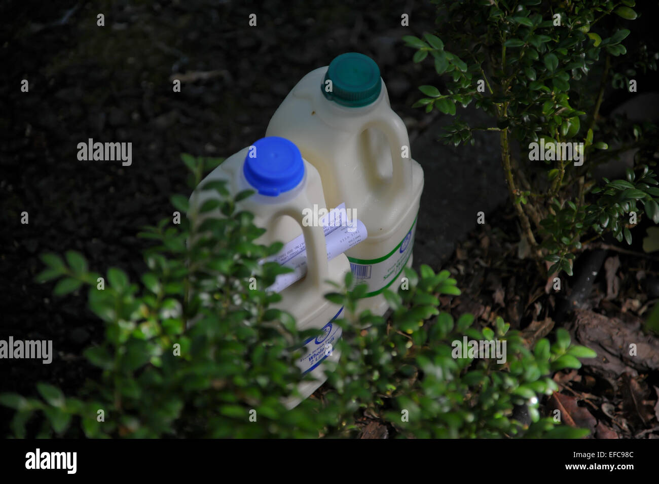 Milk left outside the home of Wolverhampton Wanderes midfielder, Jamie ...