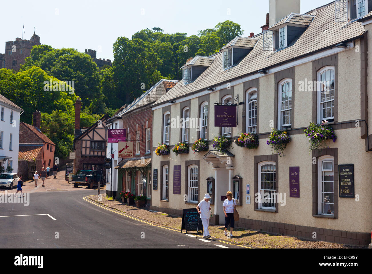 Dunster castle hotel hi-res stock photography and images - Alamy