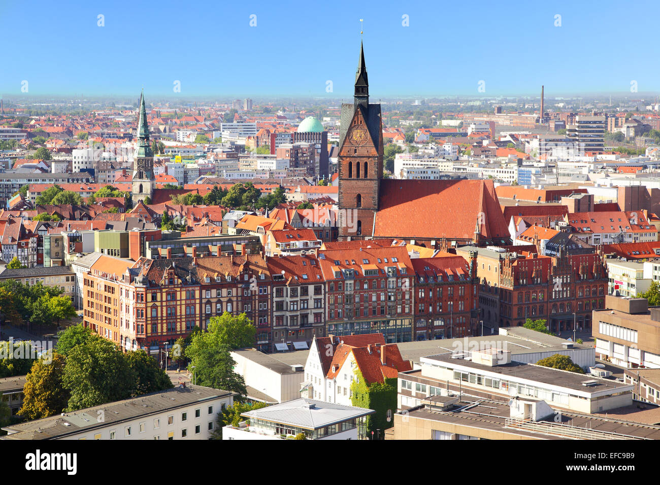 City skyline hanover germany hi-res stock photography and images - Alamy