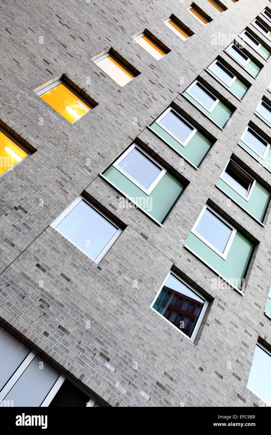 Wall of apartment building Stock Photo - Alamy
