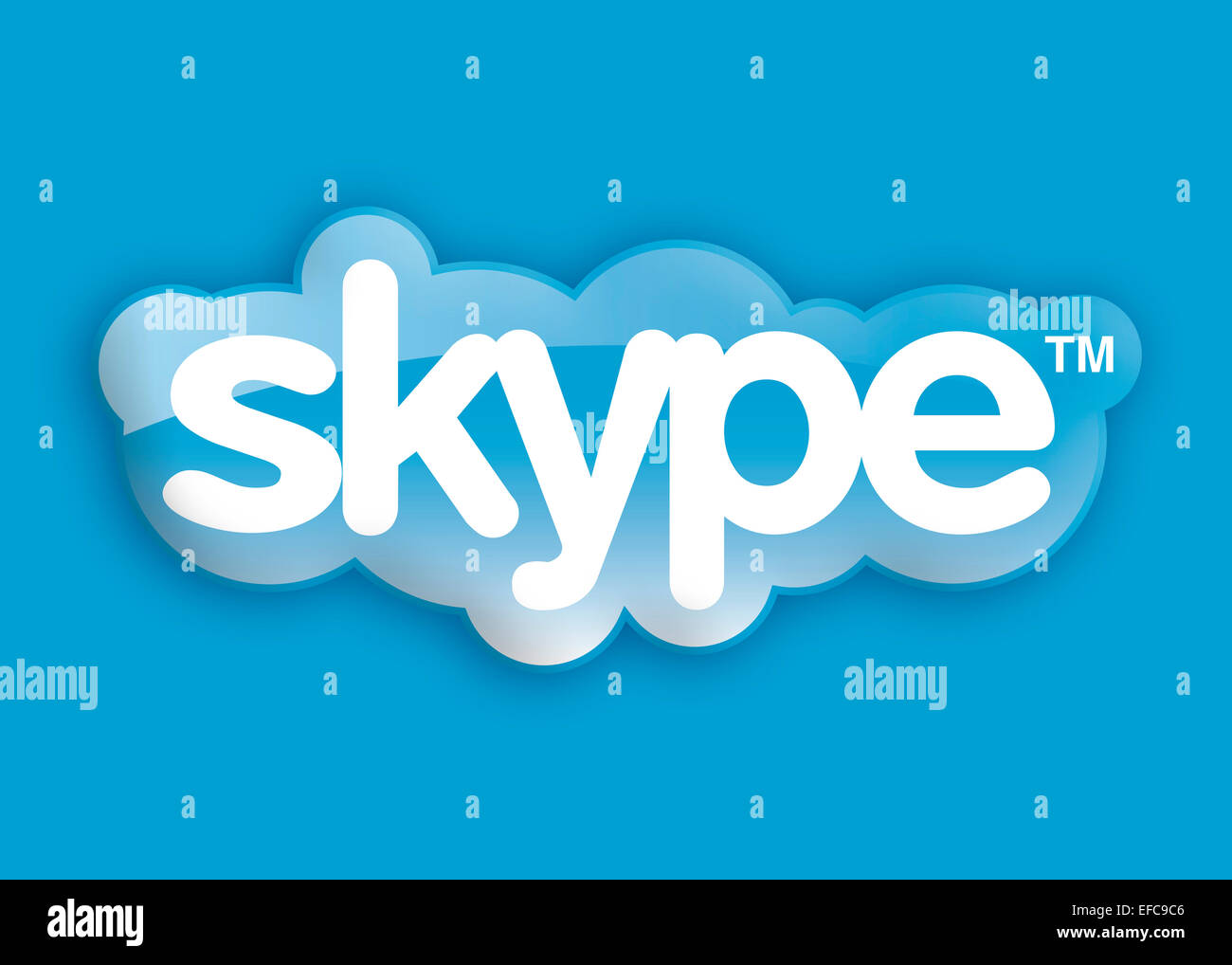 Skype logo icon symbol emblem flag Stock Photo - Alamy