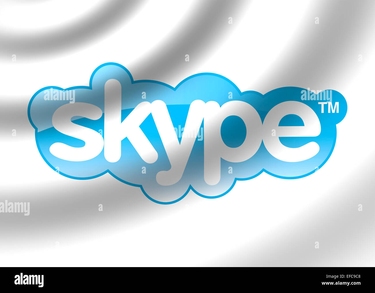 Skype logo icon symbol emblem flag Stock Photo - Alamy