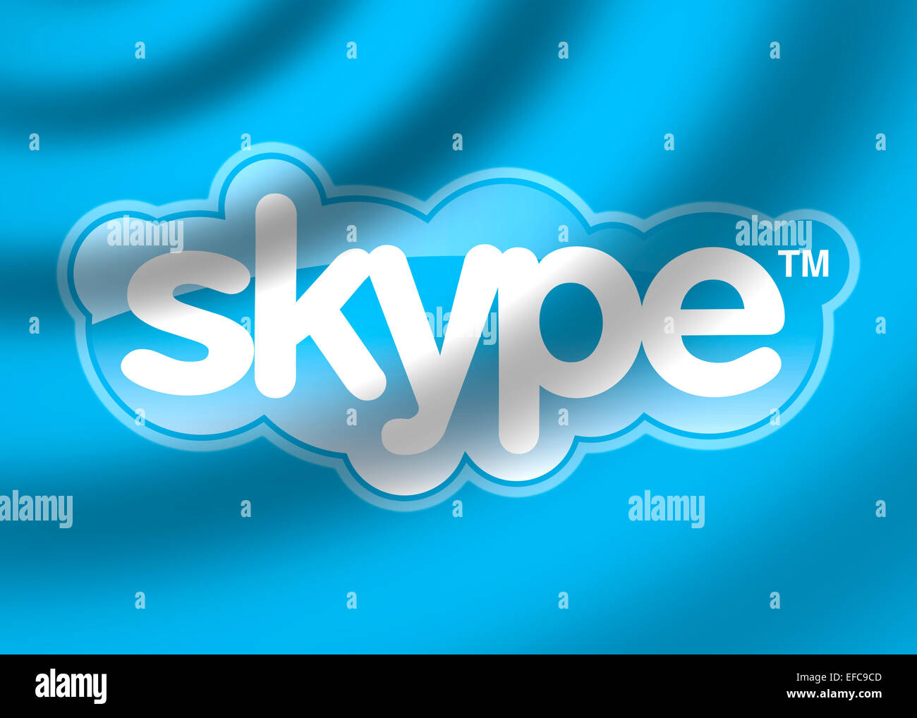 Skype logo icon symbol emblem flag Stock Photo - Alamy