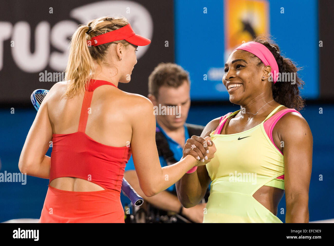Melbourne, Australia. 31st Jan, 2015. 1st seed Serena Williams (USA ...