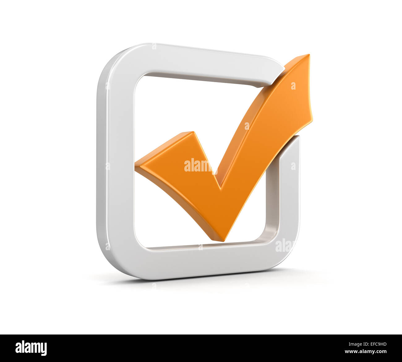 Check Mark (clipping path included Stock Photo - Alamy
