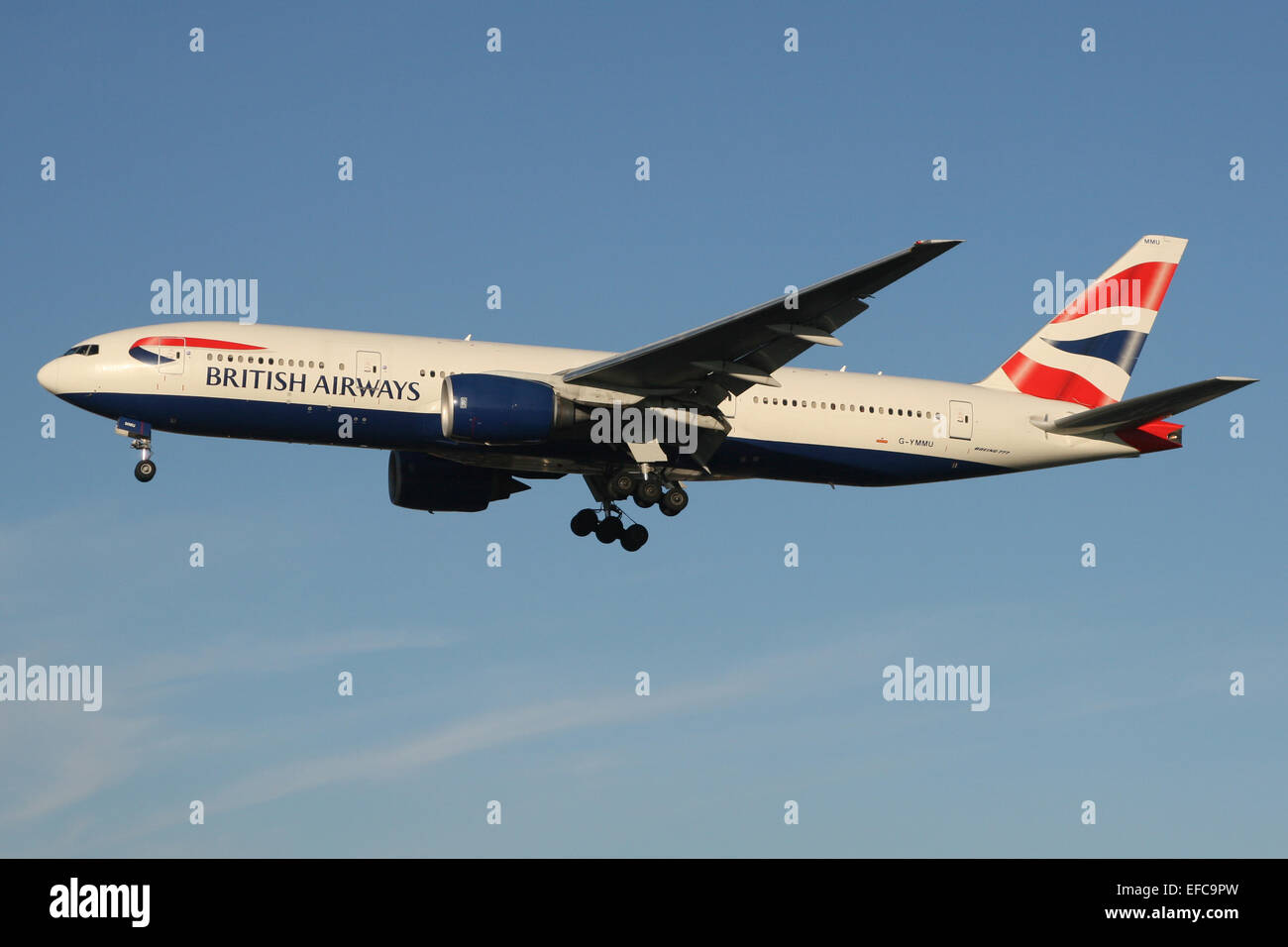 BA BRITISH 777 Stock Photo - Alamy