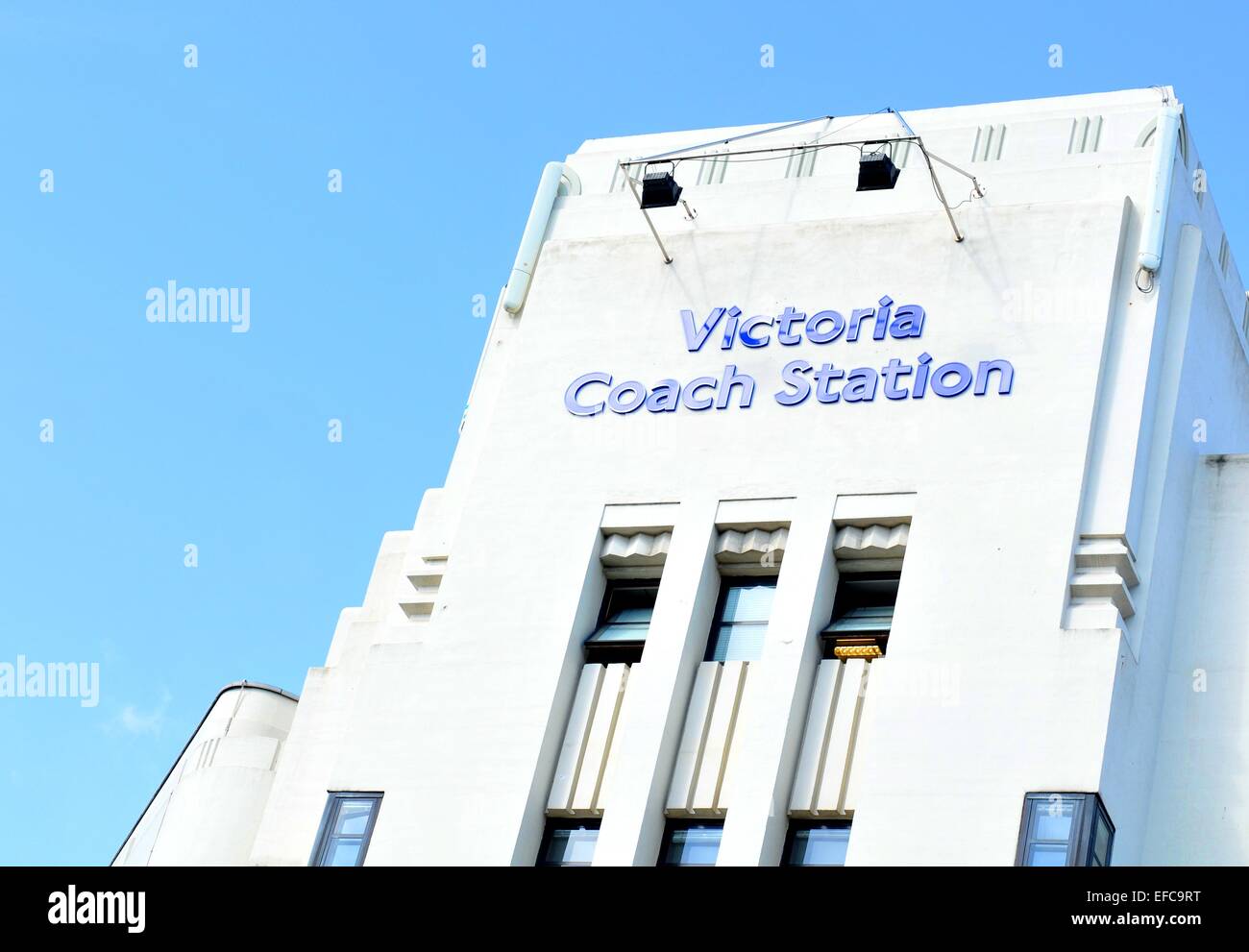 The Main Entrance To Victoria Coach Station High Resolution Stock ...