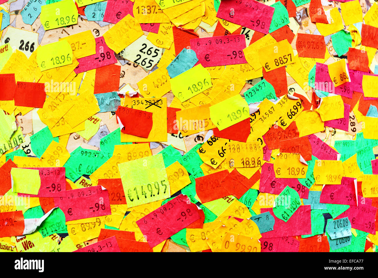 Number stickers hi-res stock photography and images - Alamy