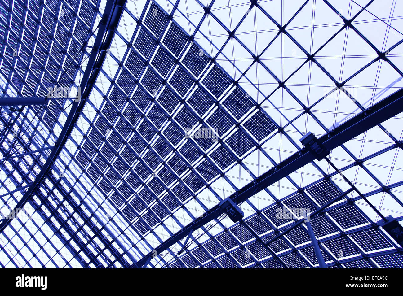 Glass roof - abstract industrial background Stock Photo - Alamy