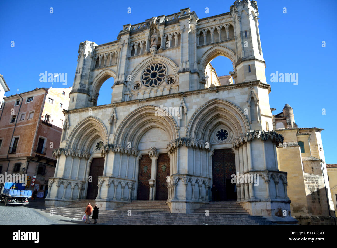 Historical Cathedral Architecture Cuenca Spain Stock Photo - Alamy