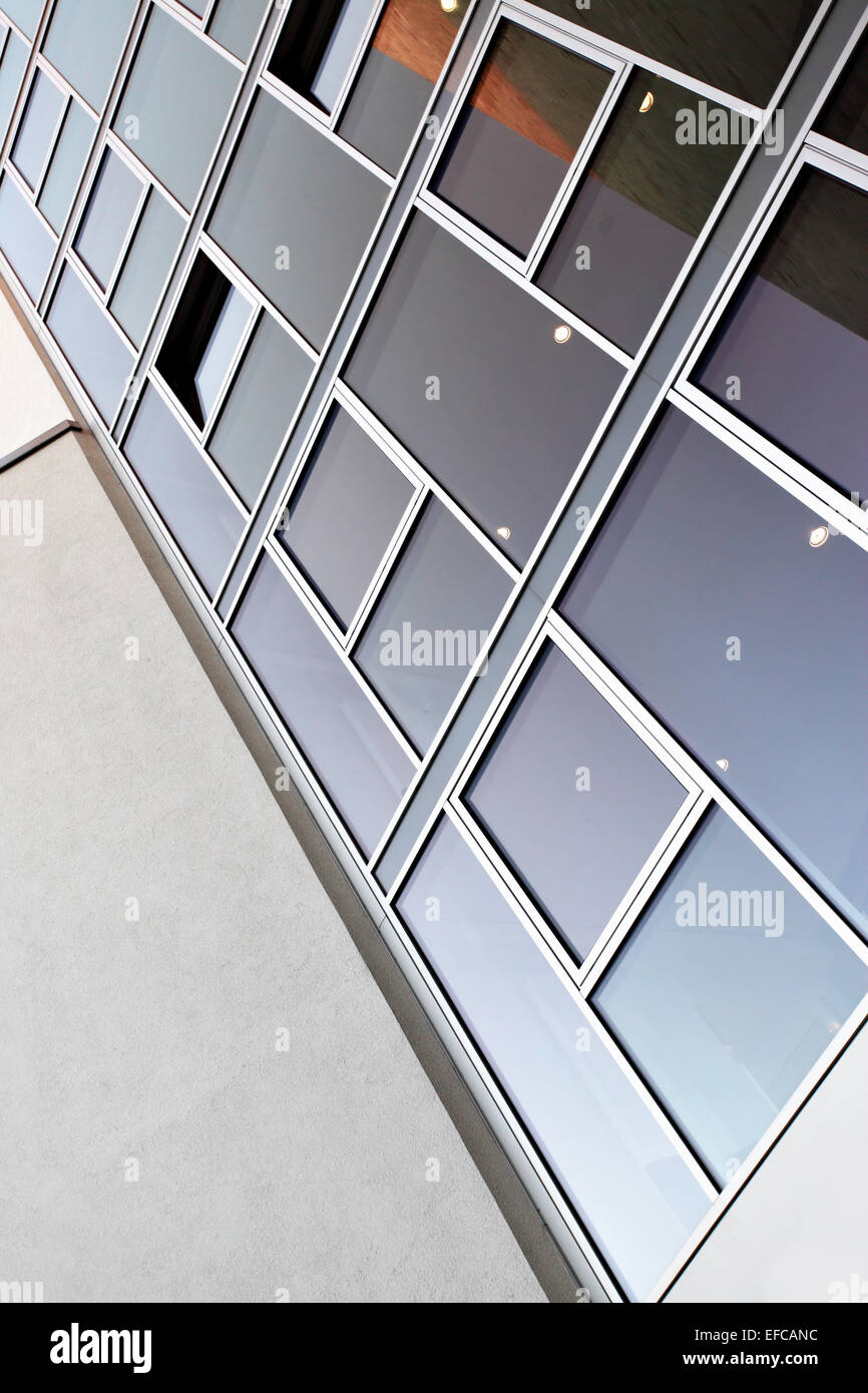 Wall of office building close up Stock Photo - Alamy