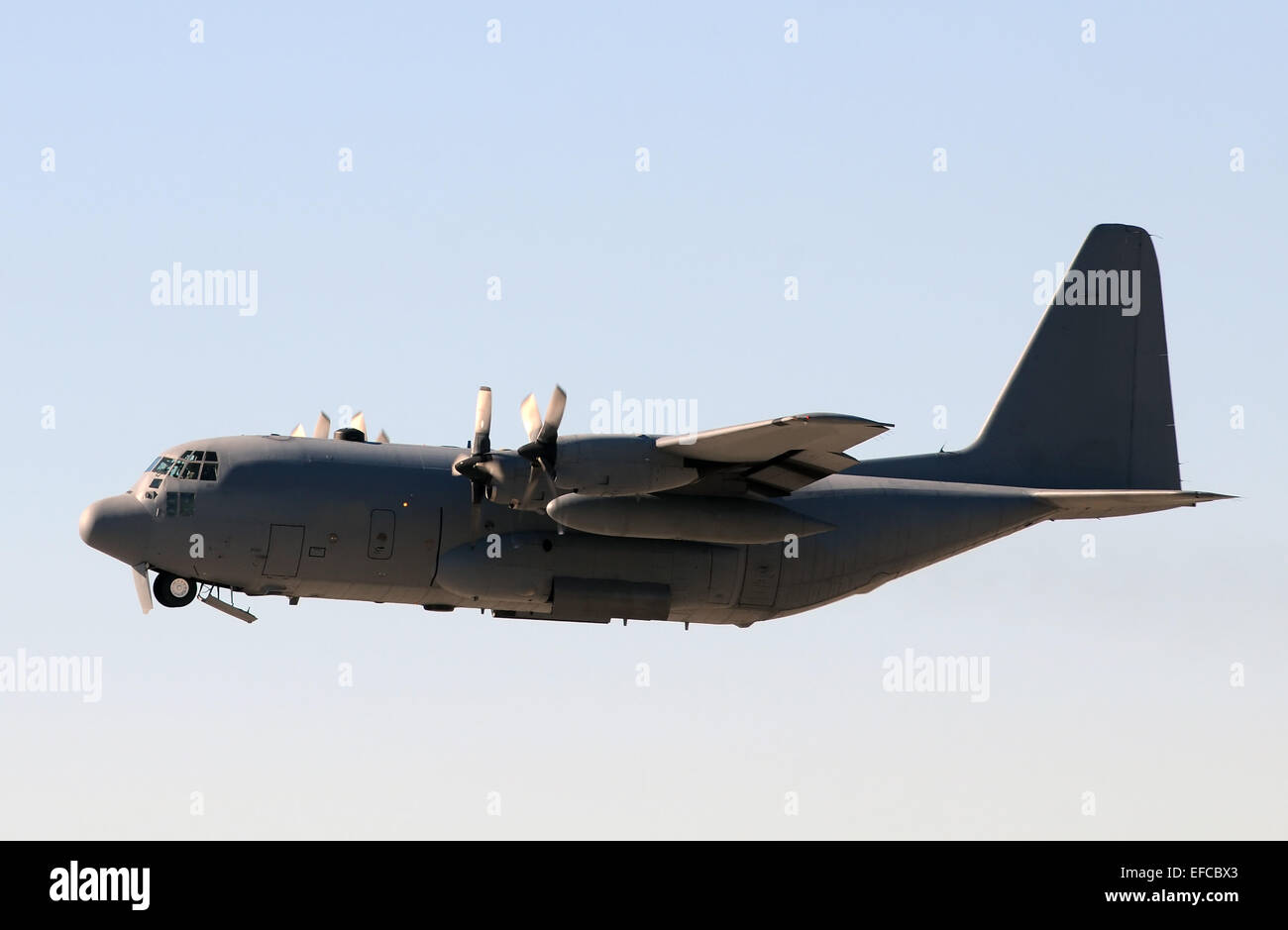Modern Air Force cargo airplane in flight Stock Photo - Alamy