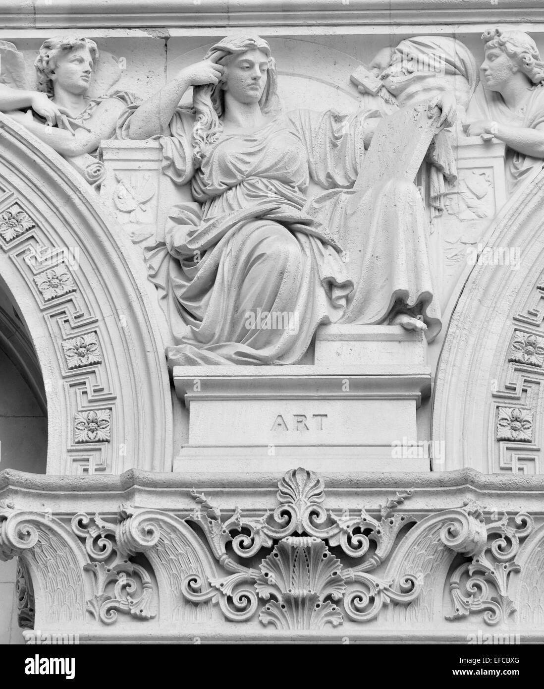 Muse greek mythology Black and White Stock Photos & Images - Alamy