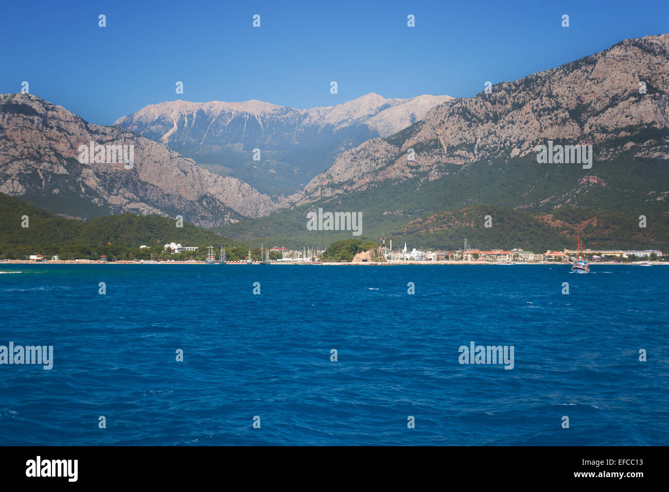 Mediterranean coast, Kemer, Antalya region, Turkey Stock Photo - Alamy