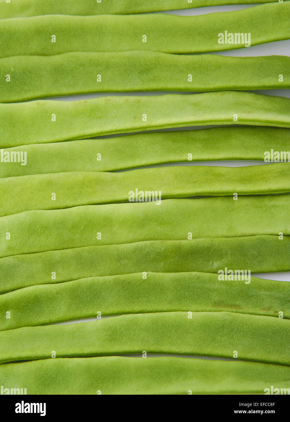 Set of green beans background Stock Photo - Alamy