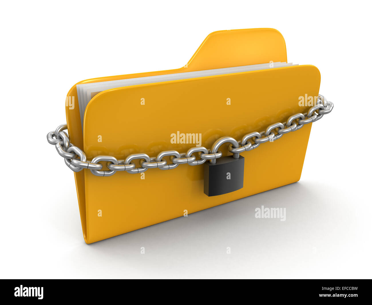 Yellow folder icon paper hi-res stock photography and images - Alamy