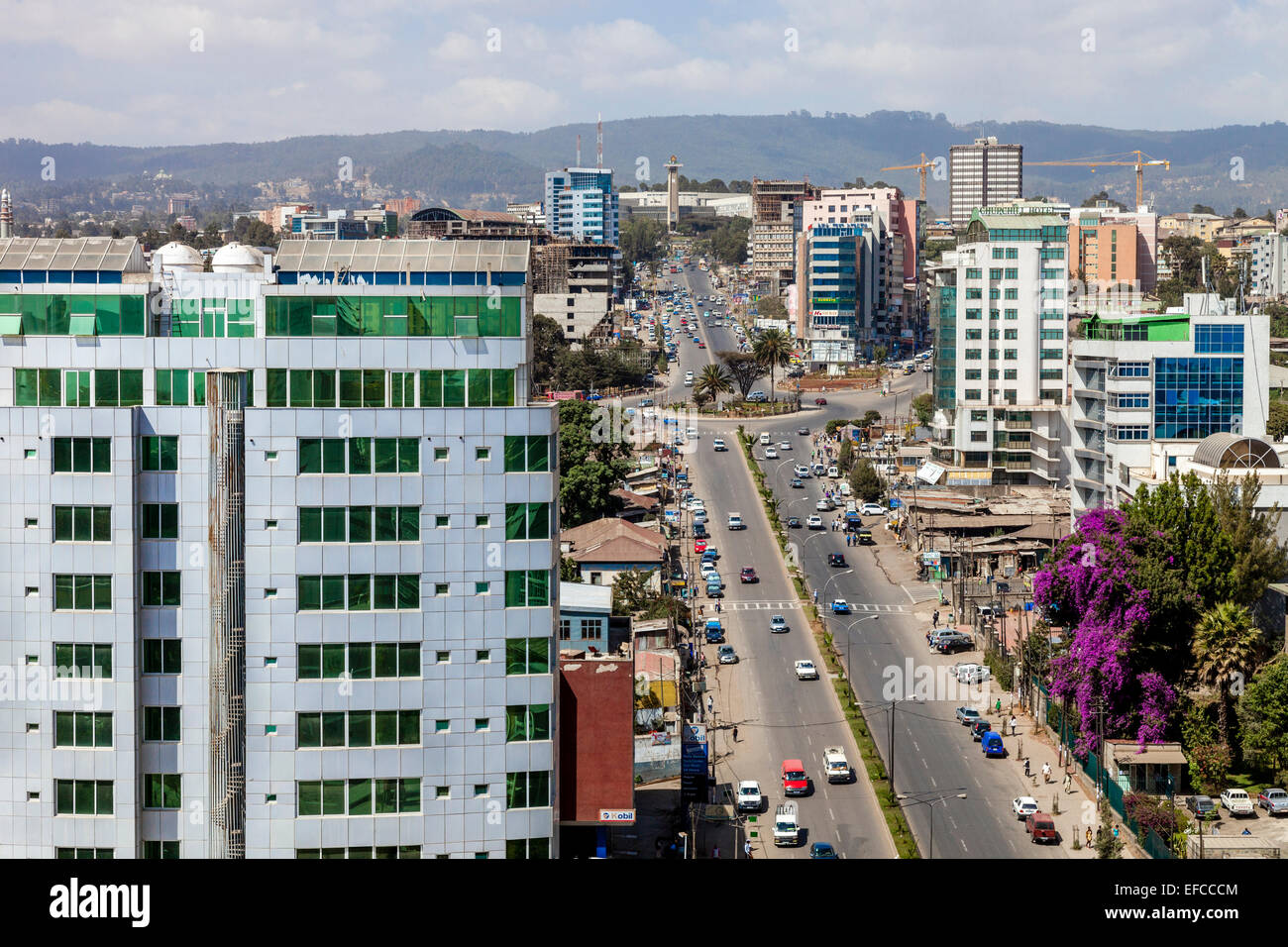 Ethiopia addis ababa churchill road hi-res stock photography and images ...