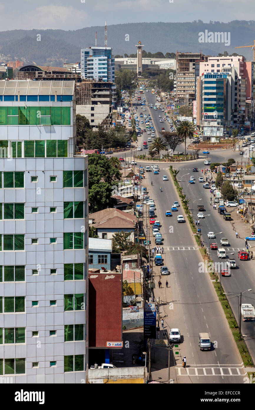 Elevated Views Of Addis Ababa, Ethiopia Stock Photo - Alamy