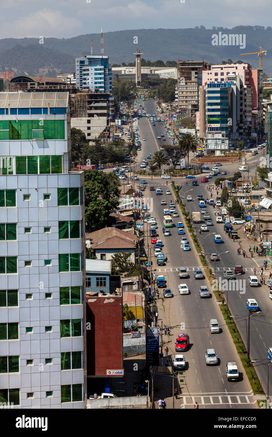 Ethiopia addis ababa churchill road hi-res stock photography and images ...