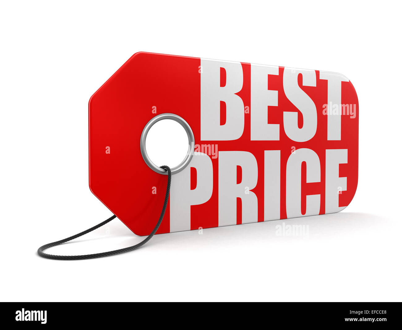 Label with Best Price (clipping path included Stock Photo - Alamy