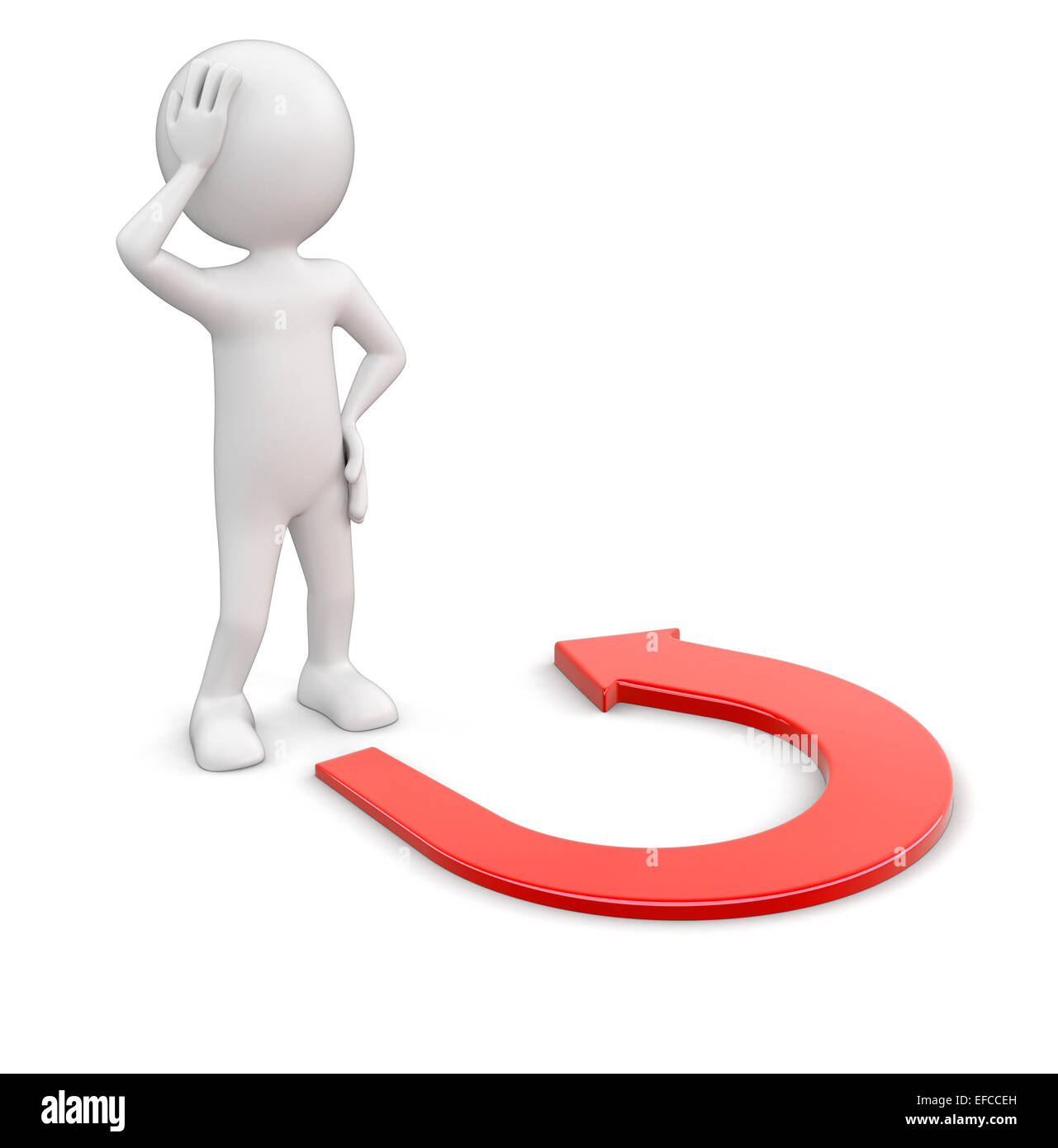 Man With Arrow Sign High Resolution Stock Photography and Images - Alamy