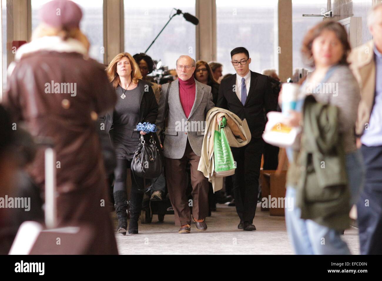 New York, New York, USA. 30th Jan, 2015. Patz family at court for ...