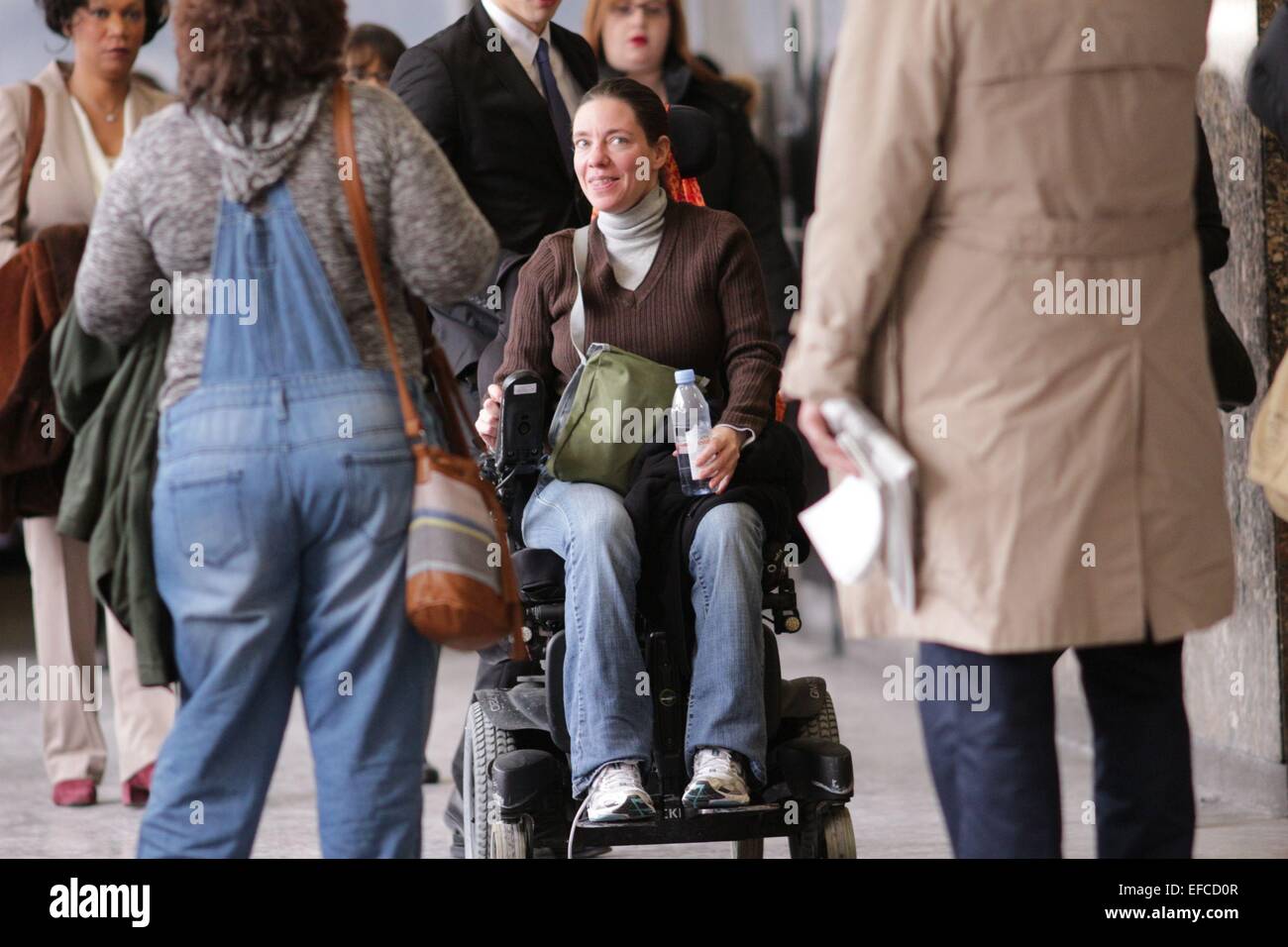 New York, New York, USA. 30th Jan, 2015. Patz family at court for ...