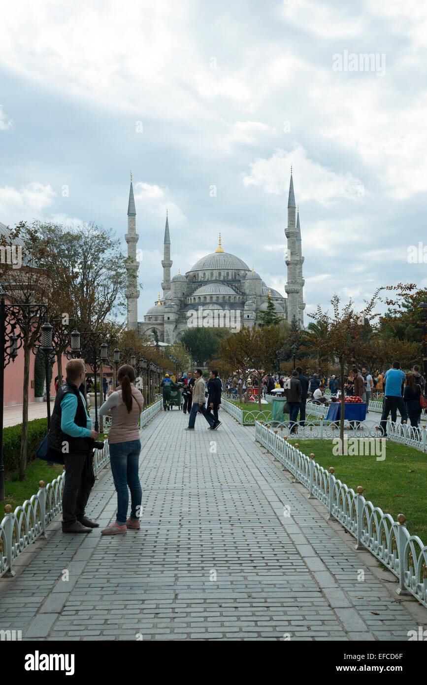 Sultan Ahmed Mosque (Sultan Ahmed Camii, Blue Mosque) Istanbul, Marmara Region, Turkey, Europe ...