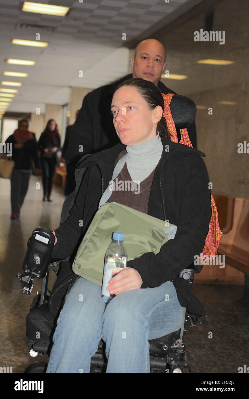 New York, New York, USA. 29th Jan, 2015. Etan Patz's sister arrives at ...