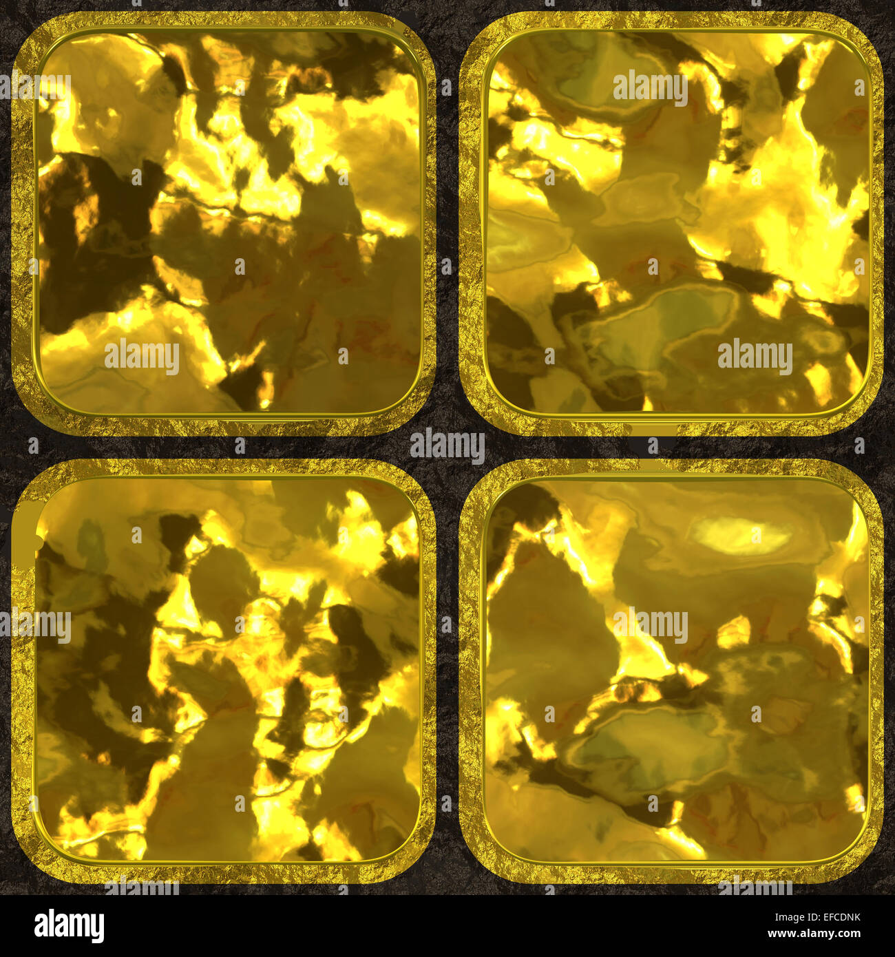 Gold pieces closeup view Stock Photo - Alamy