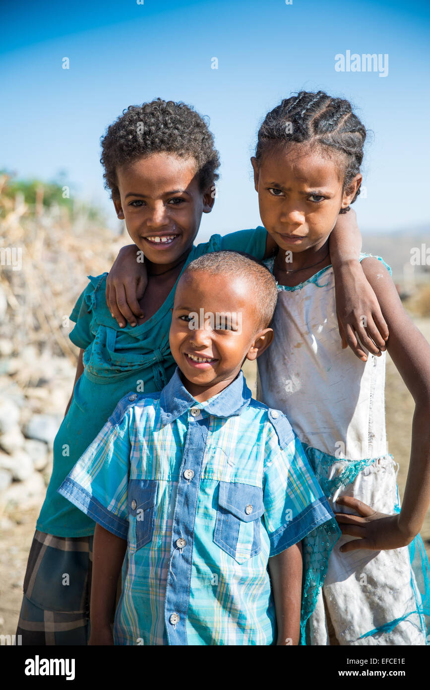 Ethiopian children, Ethiopia, Africa Stock Photo - Alamy
