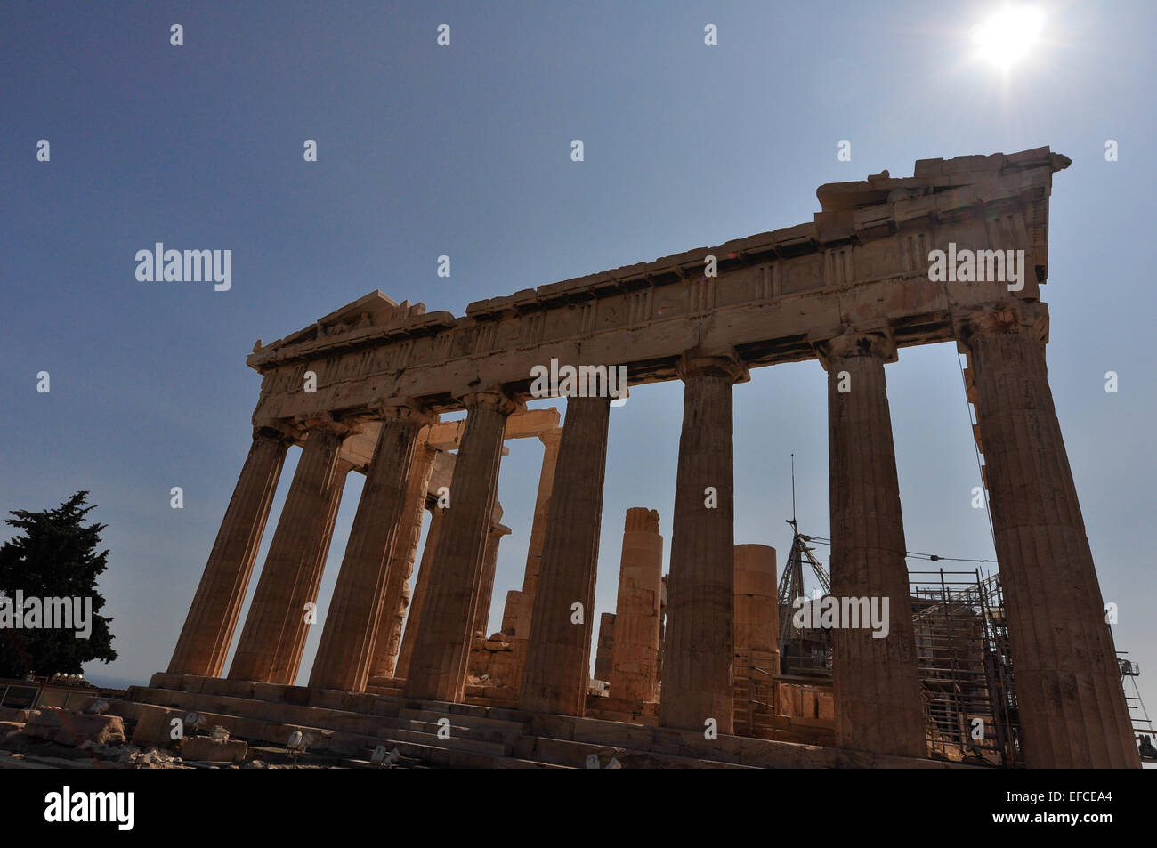 Parthenon temple of Athens, Greece Stock Photo - Alamy