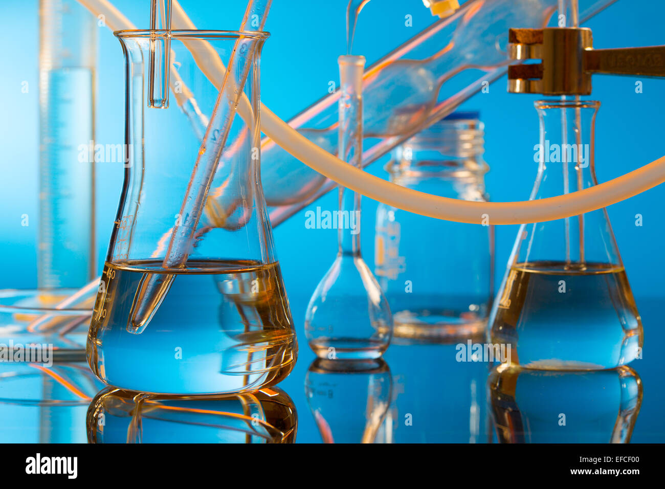 chemical ware in the science lab laboratory Stock Photo - Alamy