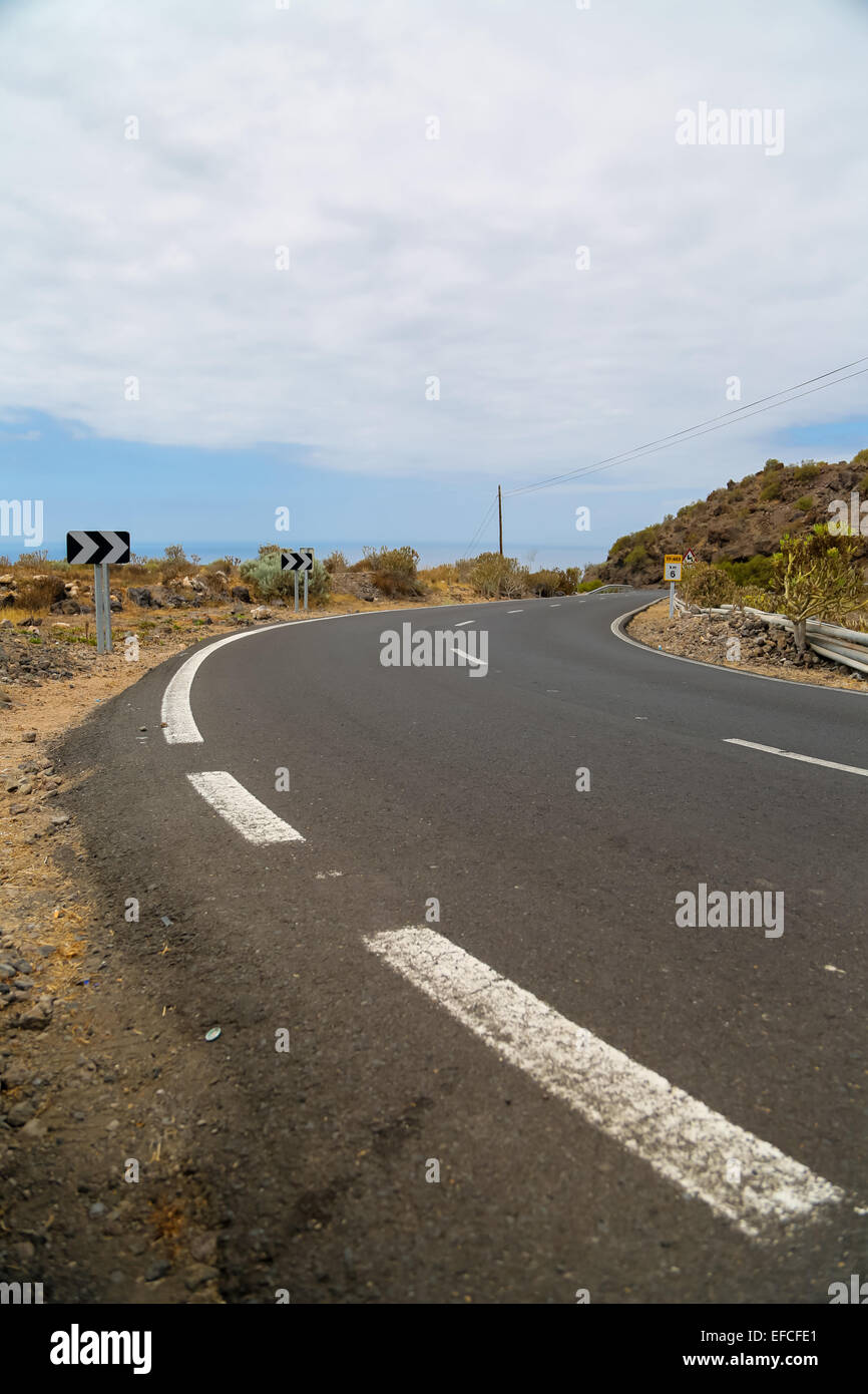 Driving spain blue sky hi-res stock photography and images - Alamy