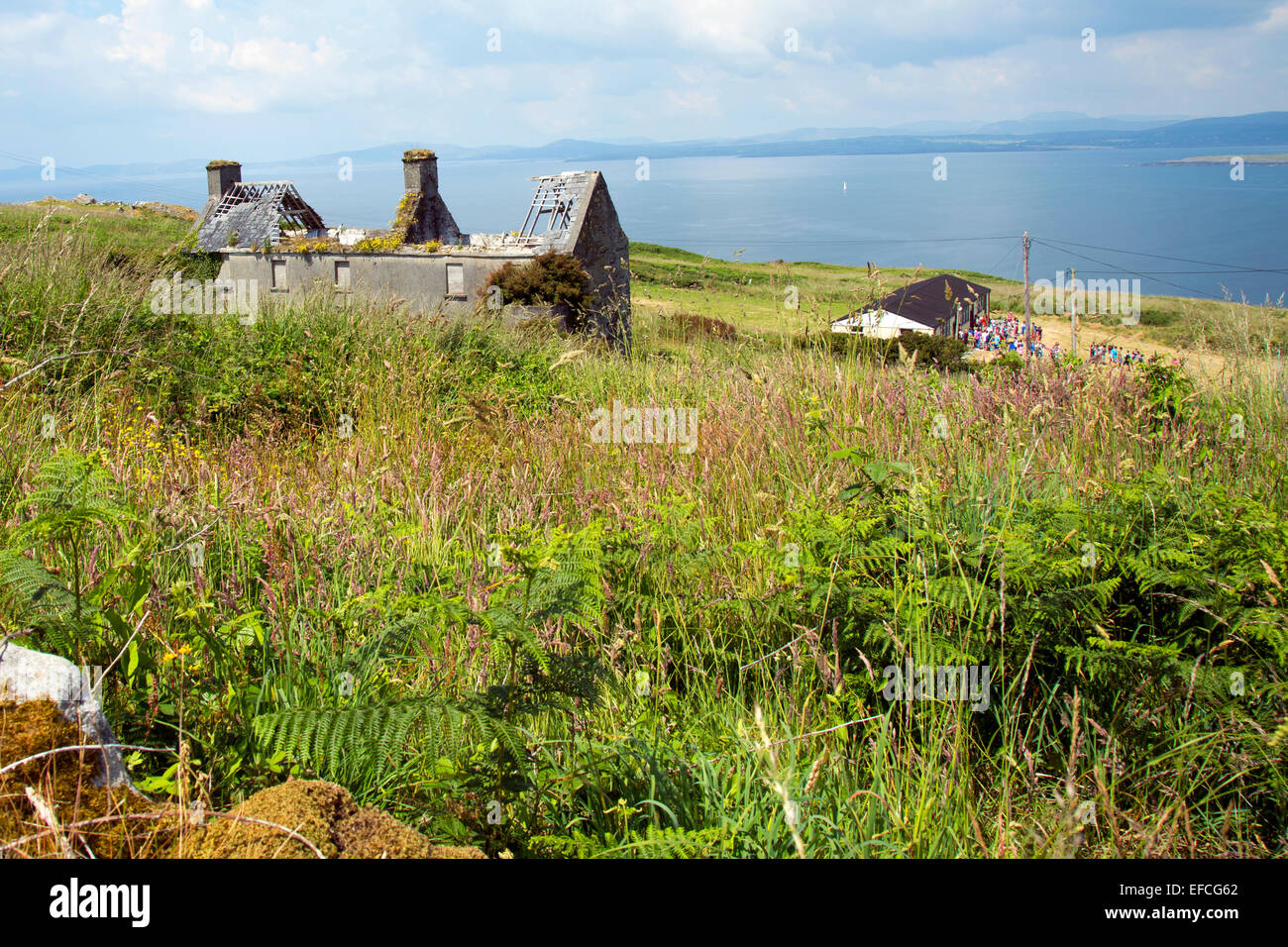 old derelict cottage cape clear Stock Photo - Alamy