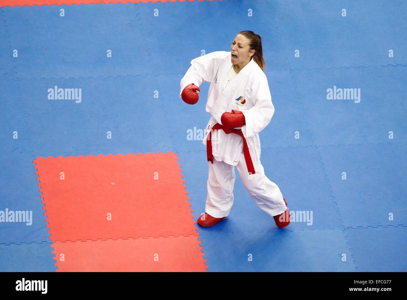 Alexandra RECCHIA - 24.01.2015 - Open de Paris - Karate Premier League ...