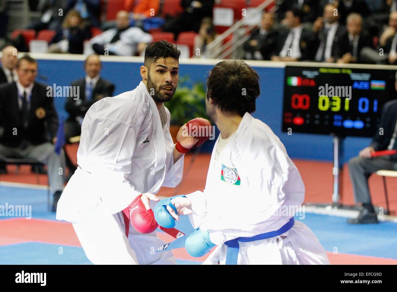 Luigi BUSA/Rafael AGHAYEV - 24.01.2015 - Open de Paris - Karate Premier ...