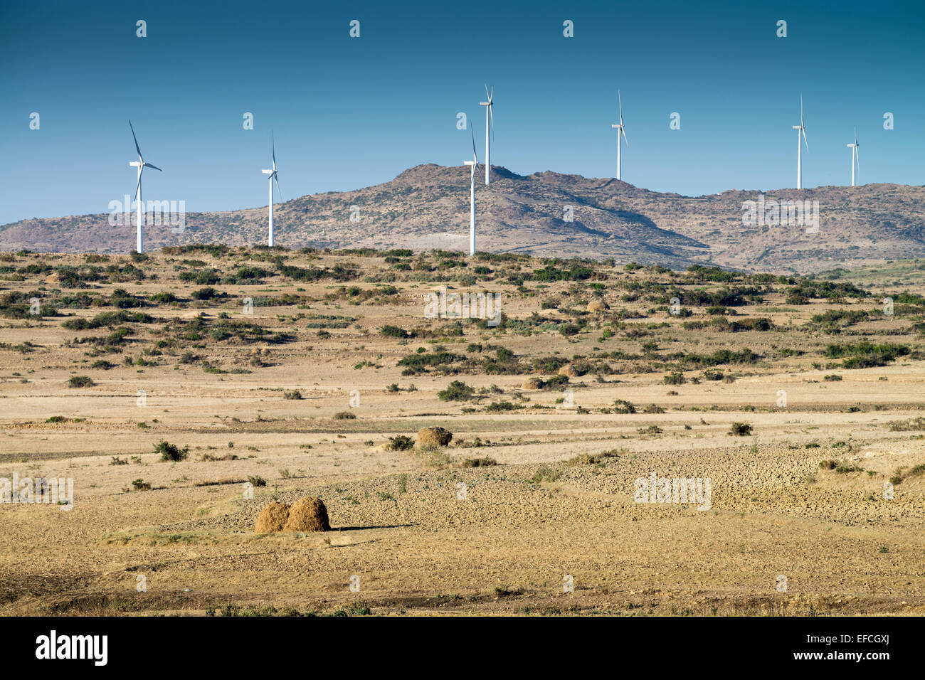 Windy power station, Ethiopia, Africa Stock Photo - Alamy