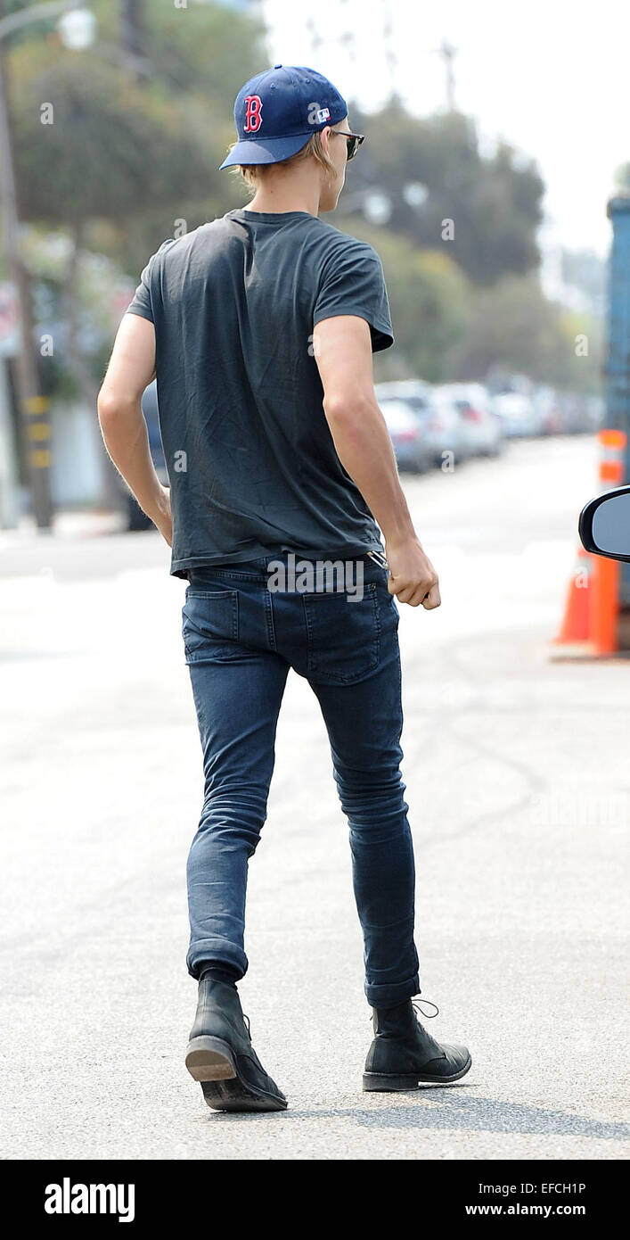 Austin Butler out and about in Santa Monica Featuring: Austin Butler ...