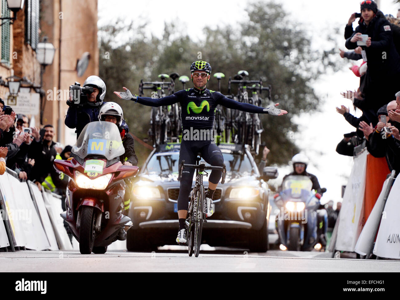 Alejandro valverde participating in the Challenge Mallorca. A sports ...